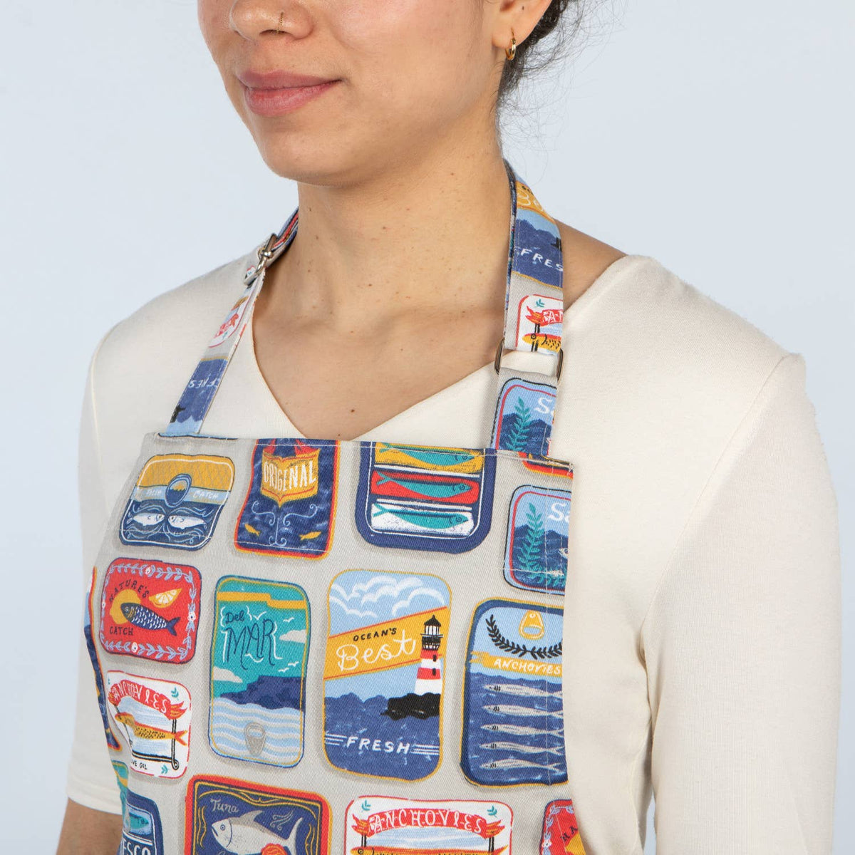 Del Mar Chef Apron – Eggshells Kitchen Co.