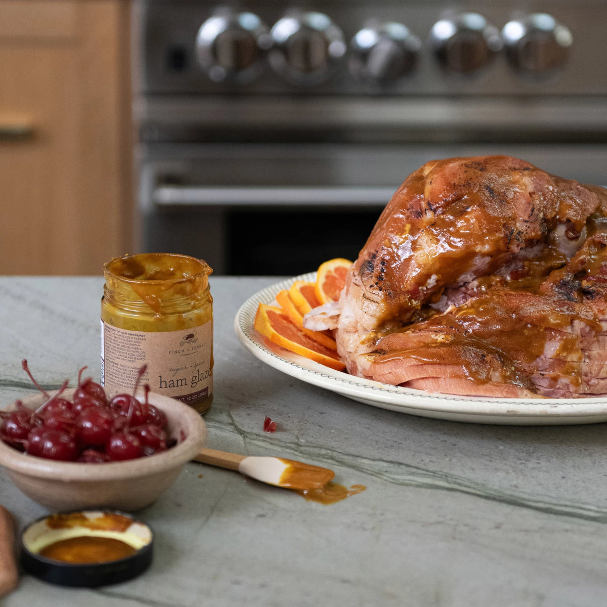 F+F Sugar + Spice Ham Glaze – Eggshells Kitchen Co.
